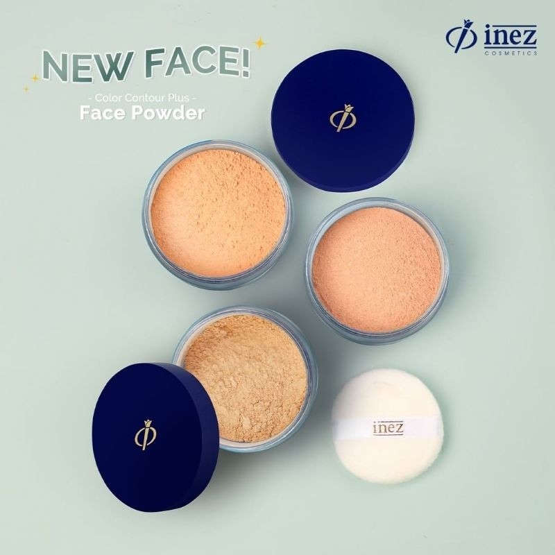 Jual ️Domestika ️ Inez FACE POWDER 30GR Color Contour Plus Loose Powder ...
