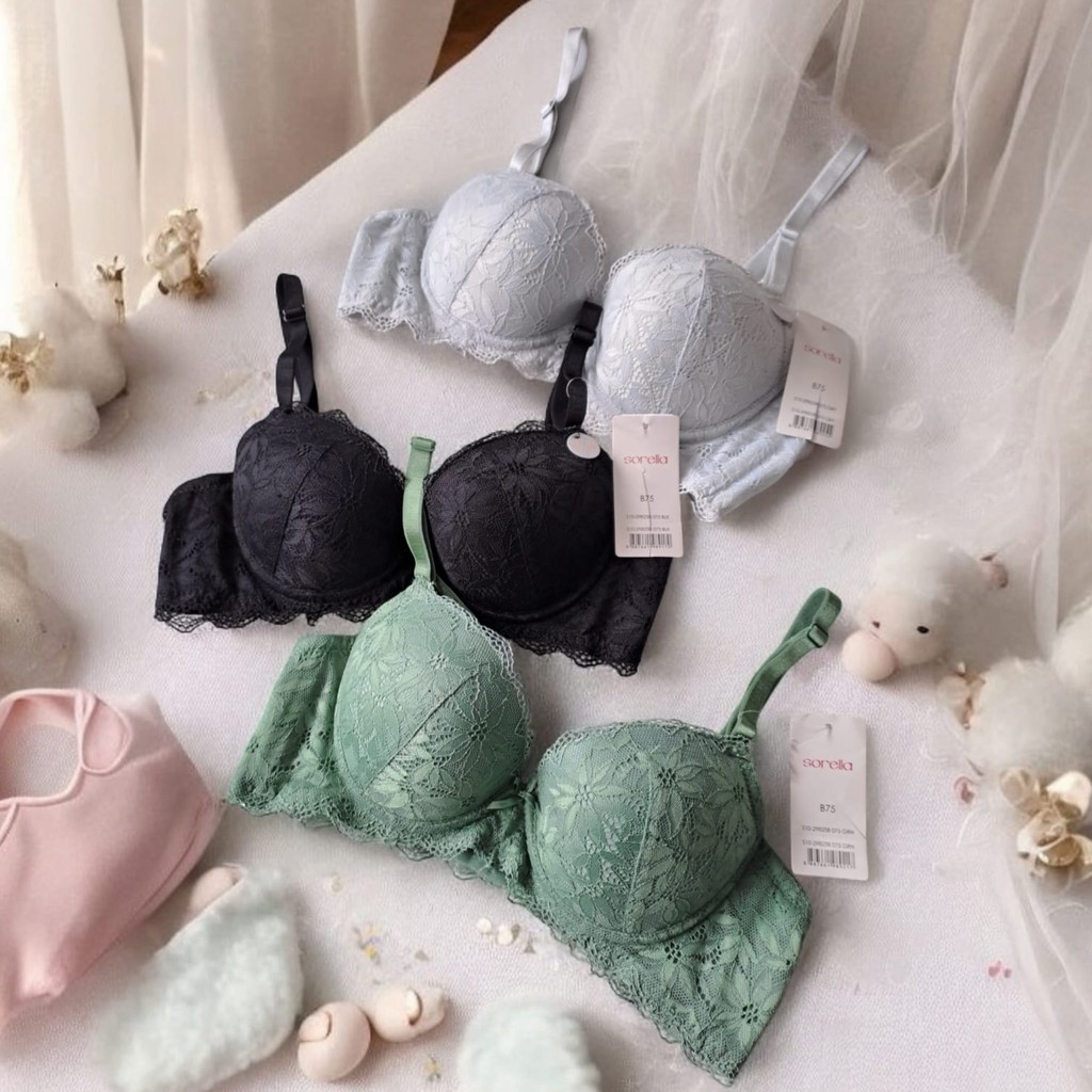 Jual Bra SORELLA 29825 Berkawat Busa Sedang, Ukuran 34B-38B, Design ...