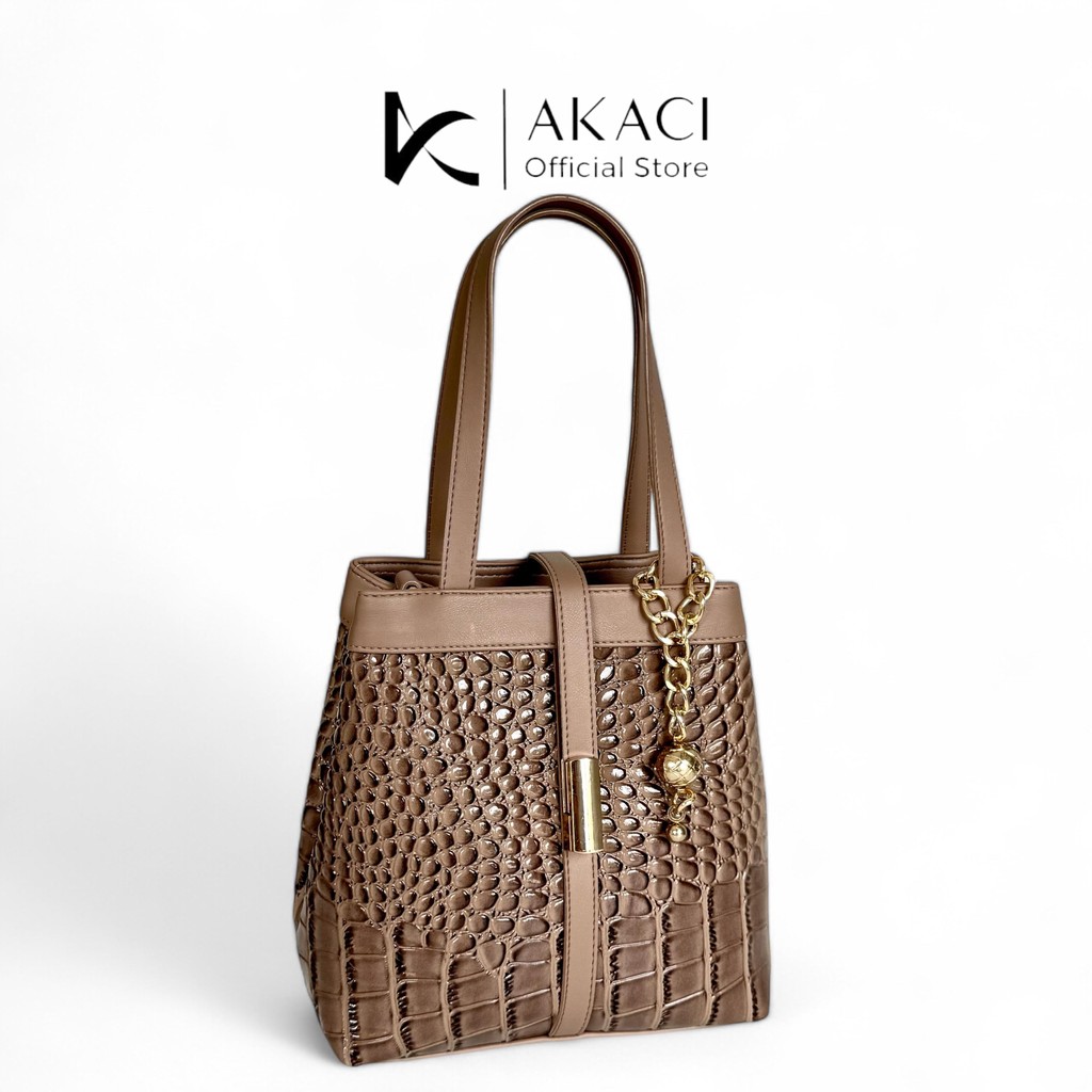Jual Akaci - Hand bag wanita HARA 09-8407 Bahan croco 1 ruang tas ...