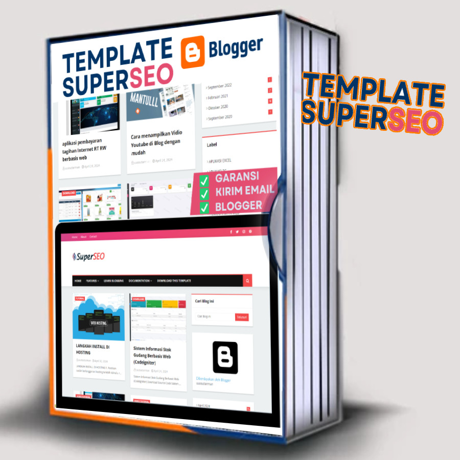 Jual Template Blogger Premium Super SEO - Paling Ringan SEO Friendly | Shopee Indonesia