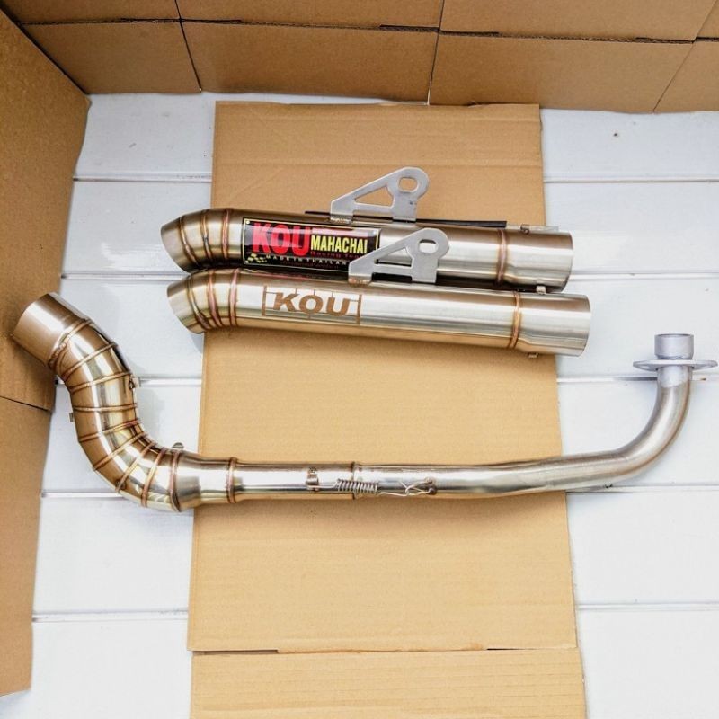 Jual Super open Canister 51mm Kou Exhaust for Xrm 110 Wave 125 Rs 125 ...