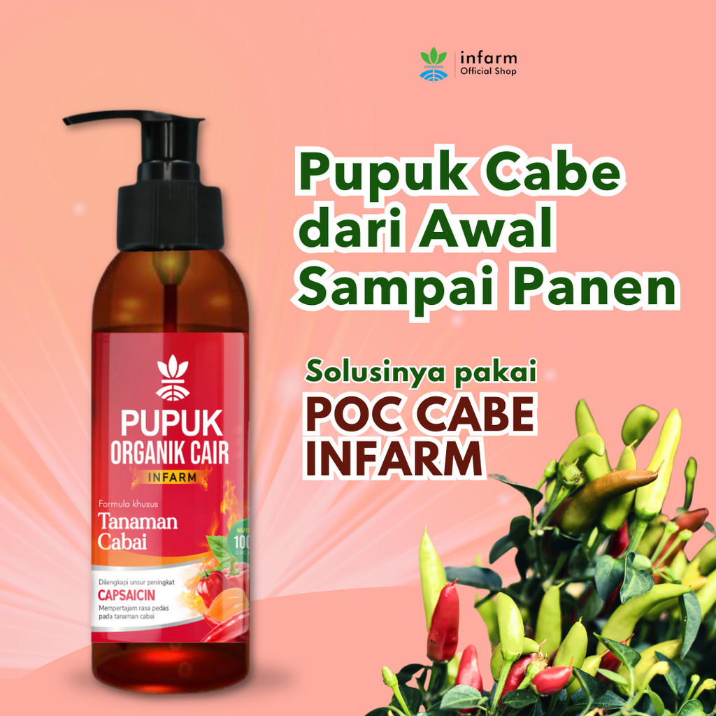 Jual INFARM - Pupuk Organik Cair Cabe 100 ml POC Kompos Tanaman Cabai ...