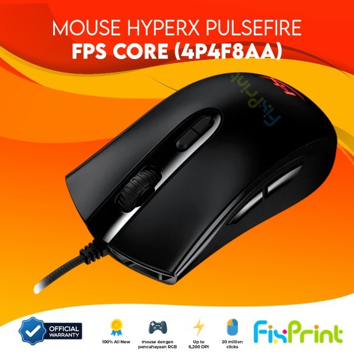 Jual HyperX Mouse Kabel Gaming RGB Pulsefire FPS Core Mouse HyperX ...