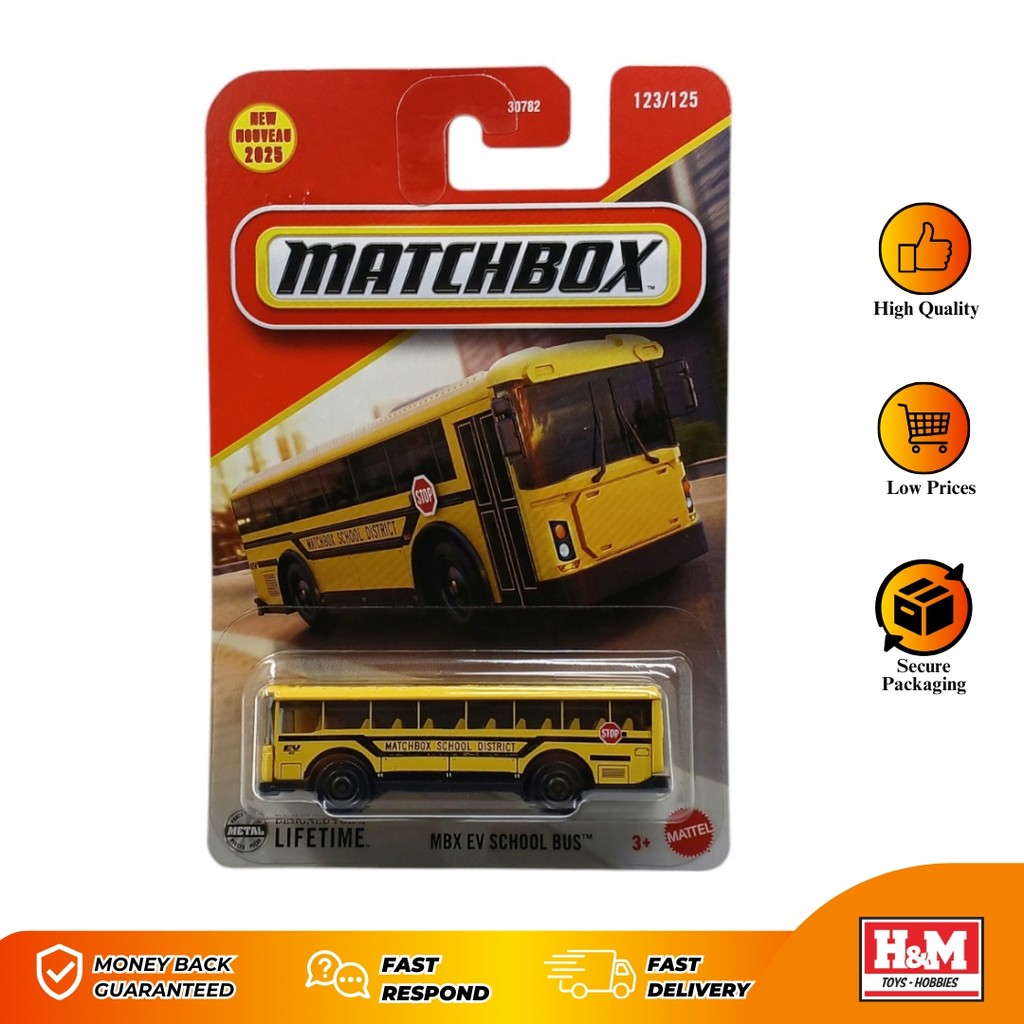Jual Matchbox MBX EV School Bus - 93BD | Shopee Indonesia