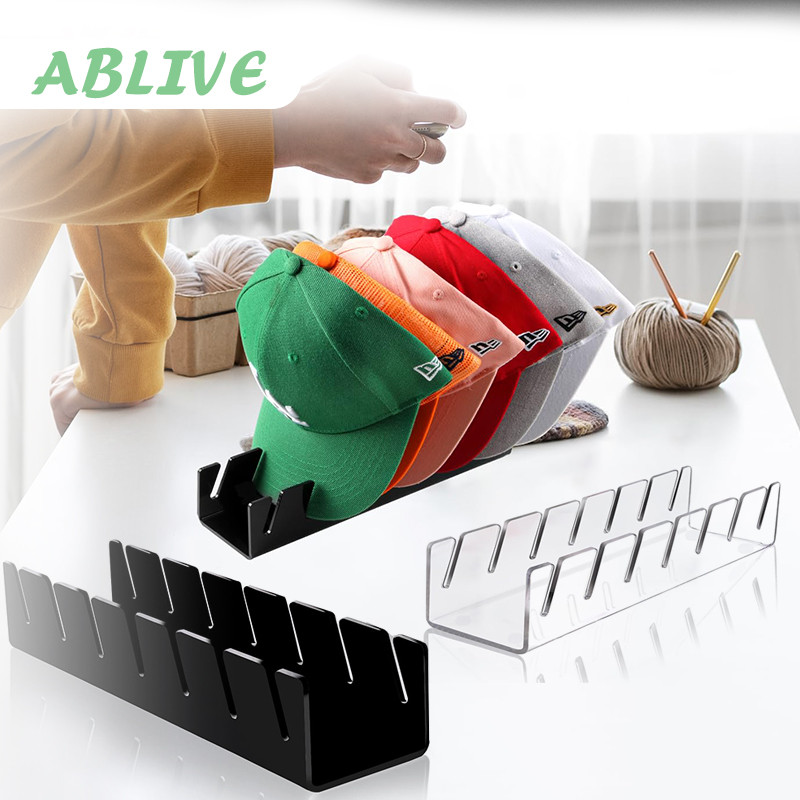 Jual Isi 2 Rak Topi Akrilik Tempat Topi Simpan Rak Display Topi Hanger ...