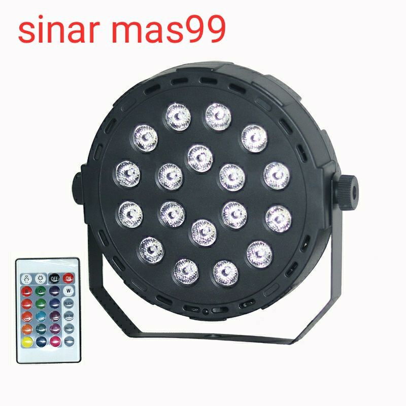 Jual Lampu Par Sorot Panggung Disco 18 /36 LED (Ada Remot) Lampu ...