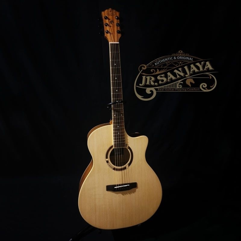 Jual TERMURAH GITAR AKUSTIK/AKUSTIK ELECTRIK ORIGINAL JR.SANJAYA DREAM 01 GAN (FREE PACKING KAYU ...