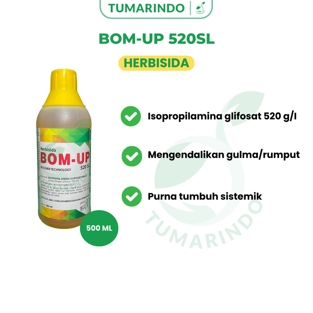 Jual Bom Up 500ml 520SL Herbisida Mengendalikan Gulma Rumput Tanaman ...