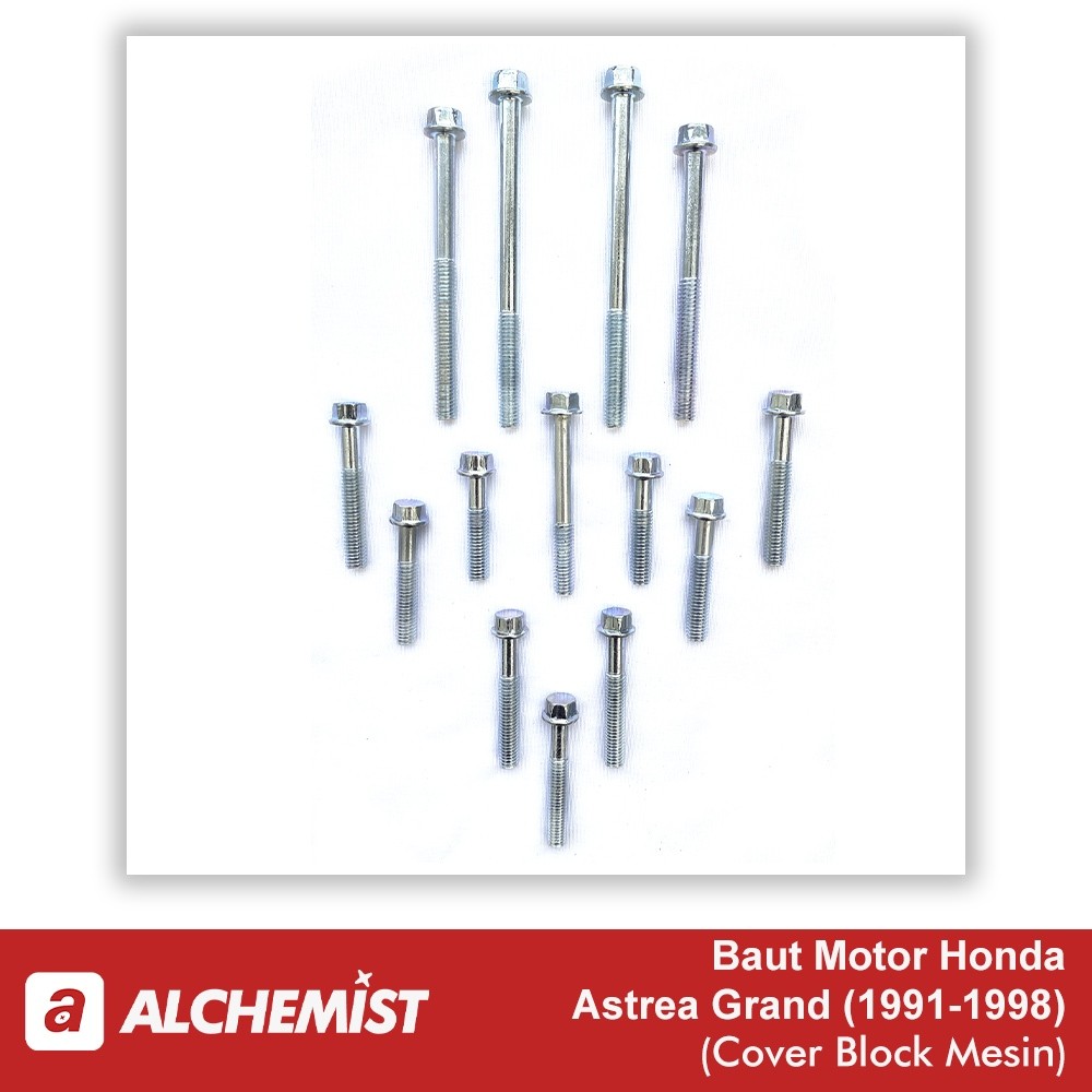 Jual COD Baut Block Mesin Astrea Grand / Baud Bak Mesin Kanan Kiri Honda Astrea Grand 1 Set ...