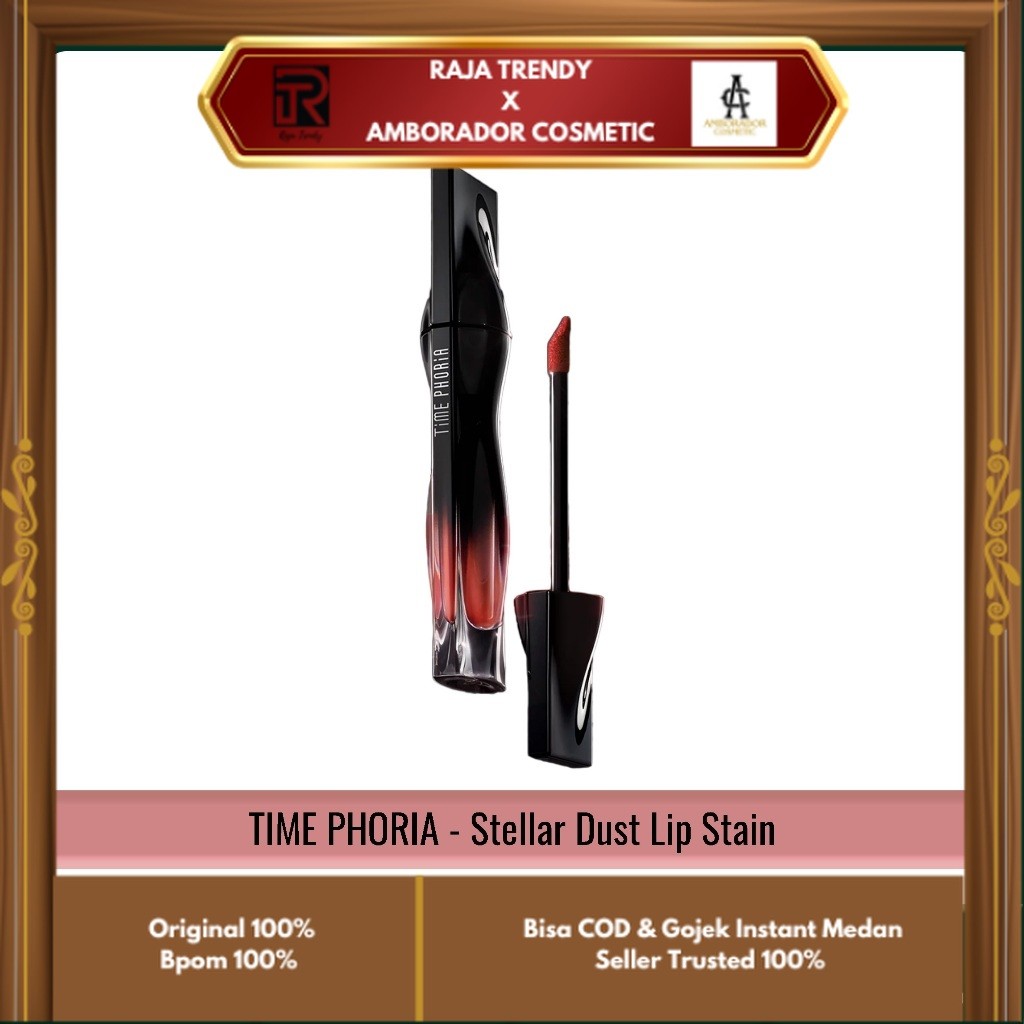 Jual TIME PHORIA - STELLAR DUST LIP STAIN ( 5 ml ) - Lip Stain Intense ...