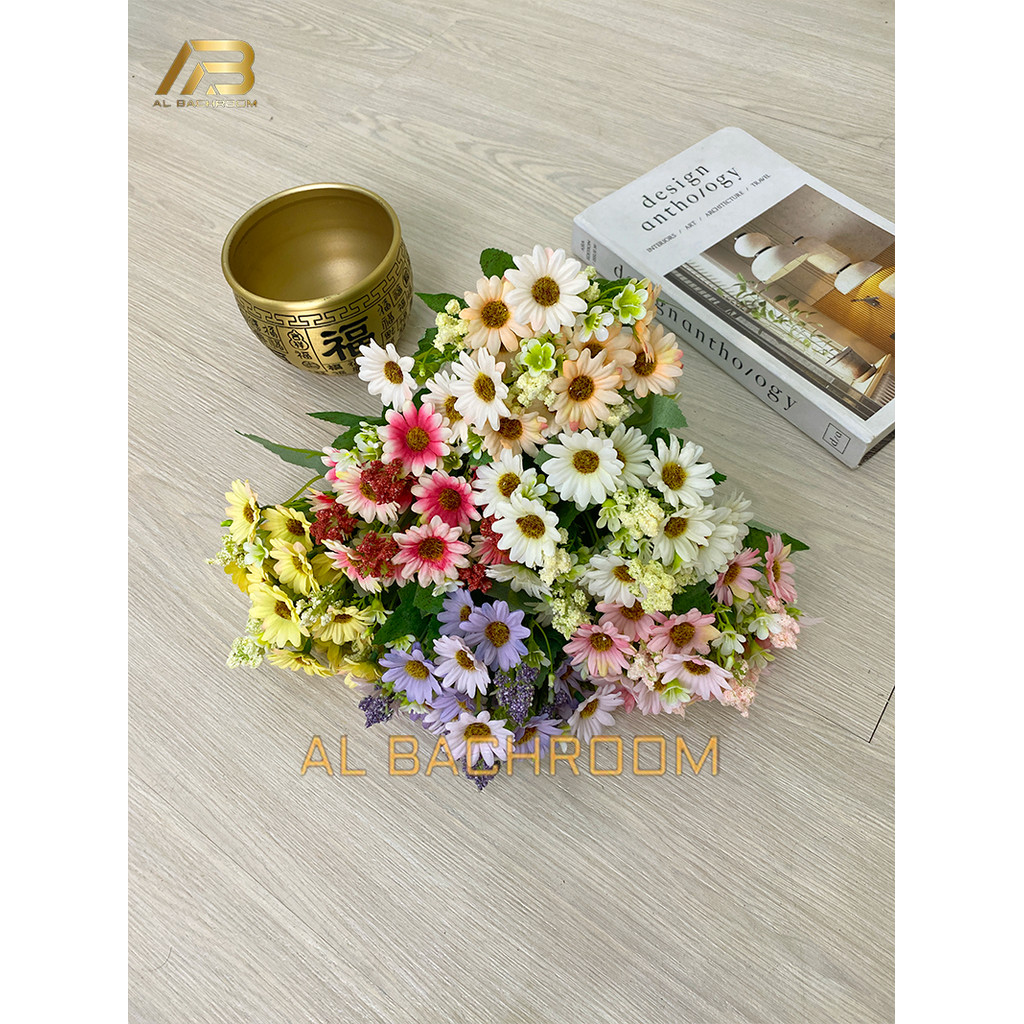 Jual BUNGA PLASTIK HIAS DAYSI MINI LILI B8152 SALJU FR BUNGA ARTIFICIAL ...