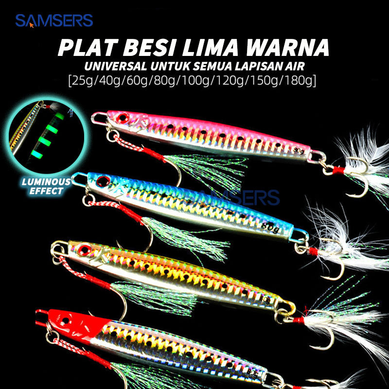 Jual Casting lure Umpan Besar Memancing di Laut 25g/40g/80g/100g/120g ...