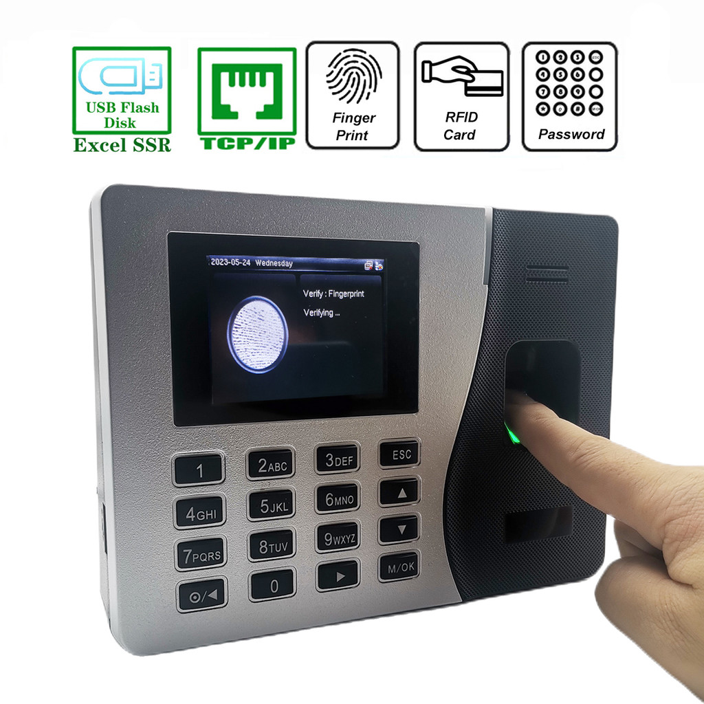 Jual ZKTime 5.0 UA200 Tcp/Ip Fingerprint Time and Attendance System SSR Proximity Card Time ...