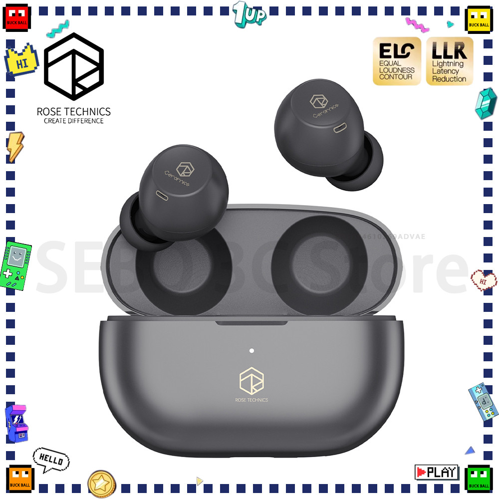 Jual ROSE TECHNICS CERAMICS X Ture Wireless Earphone Dynamic Drive Custom In-Ear HIFI Earbuds HI ...
