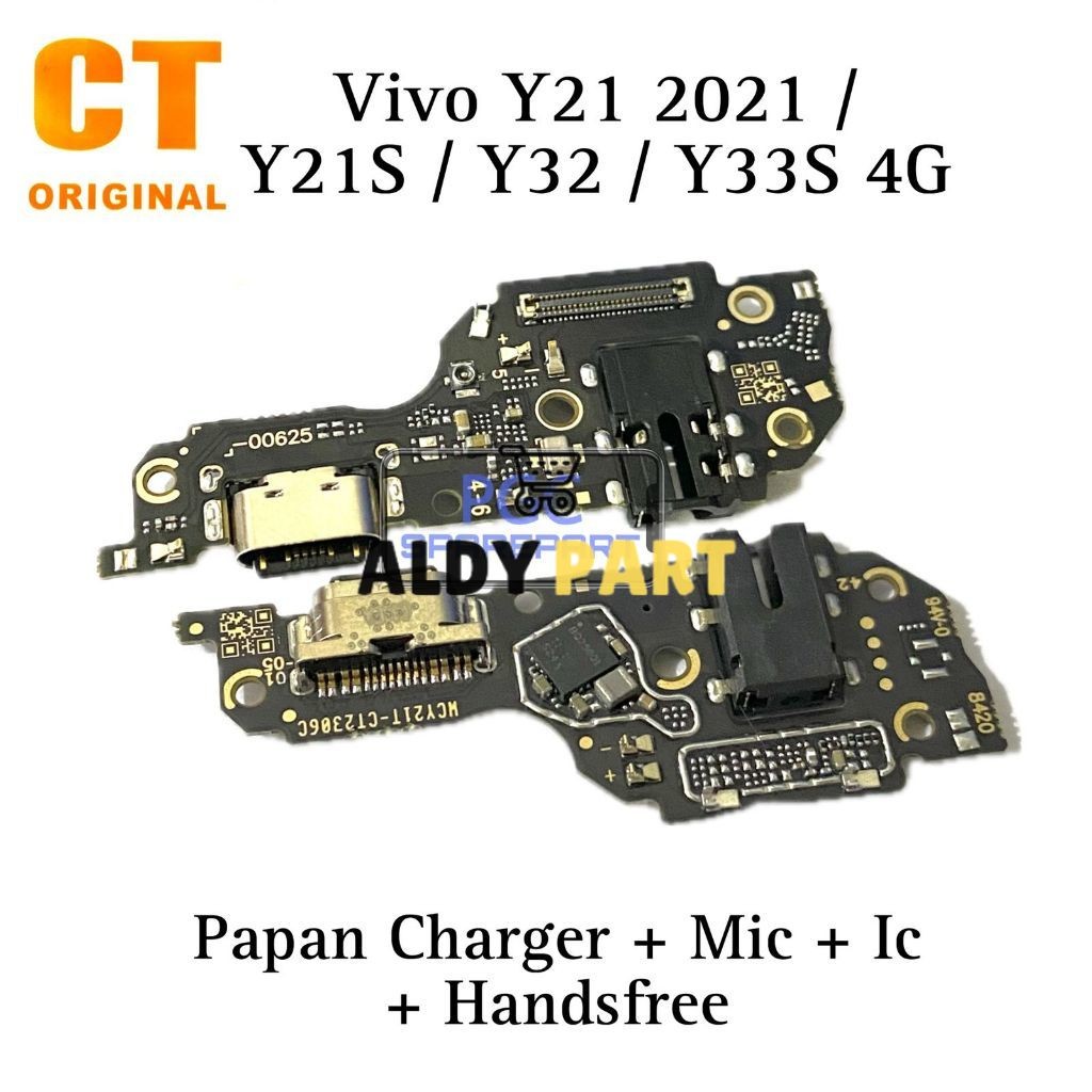 Jual Original Ada IC - Papan PCB Konektor Charger + MIC Handsfee Vivo ...