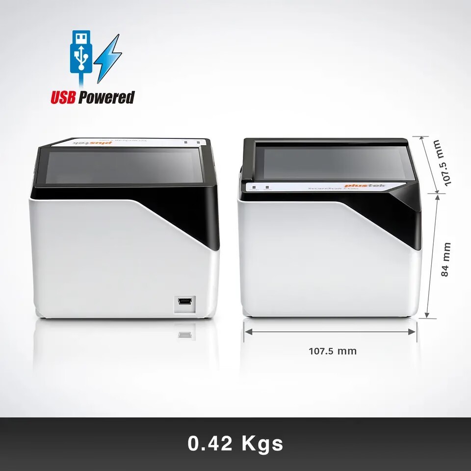 Jual Plustek X-Cube Industrial Card Reader for Passport ID Card OCR SDK ...