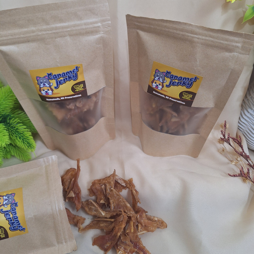 Jual Dehydrated Bone-in Chiken Jerky 50gr - Snack Hewan Anjing Kucing ...