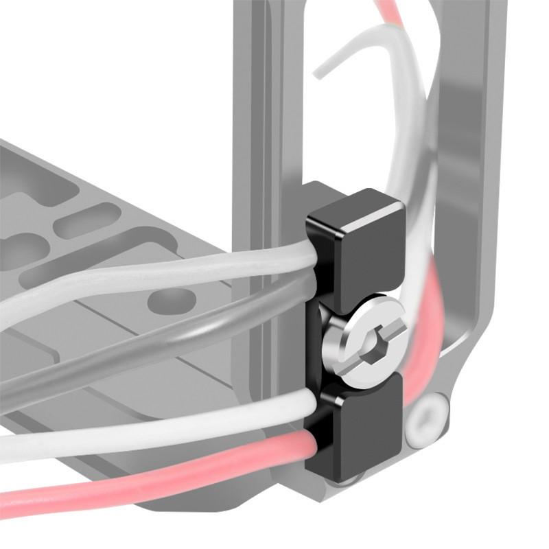 Jual DSLR Camera Cable Clamp Portable Cage L plate Fitting Wire Clip ...
