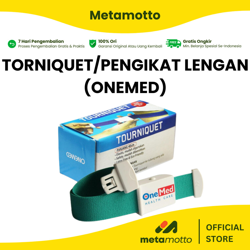 Jual Tourniquet Onemed Torniket - Alat Pengikat Lengan Ambil Darah ...