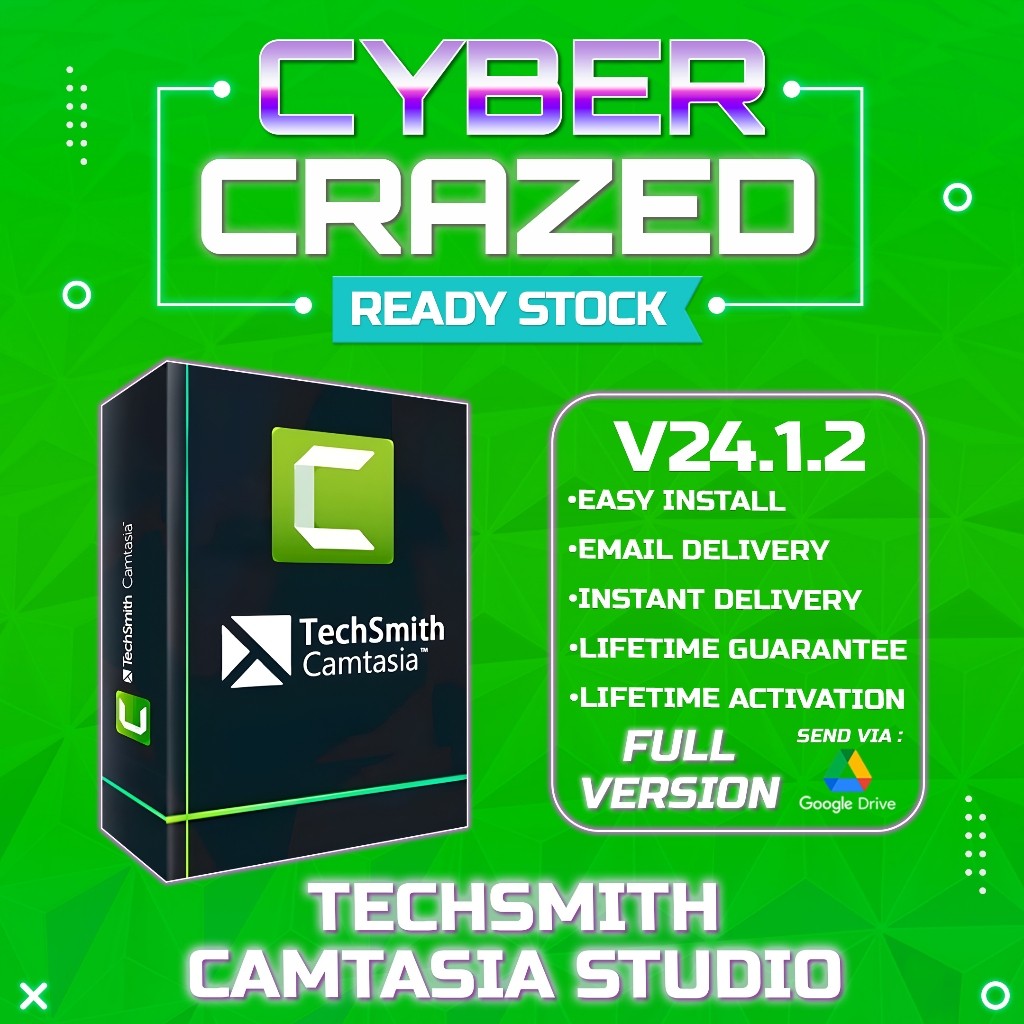 Jual (Win/Mac) TechSmith Camtasia Studio 2024 24.1.2 Full Version (Versi terbaru) | Shopee Indonesia