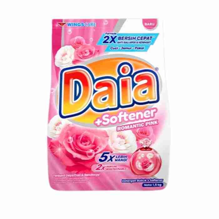 Jual DAIA DETERGENT ROMANTIC PINK 1.5KG | Shopee Indonesia