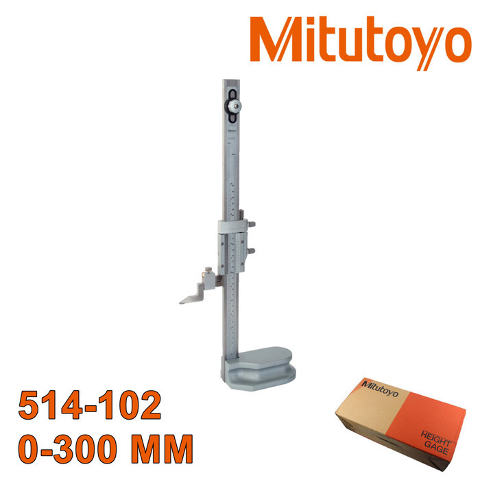 Jual Height Gauge Manual 0-300 MITUTOYO 514-102 0.02 Manual 12 Inch Alat Ukur Ketinggian ...