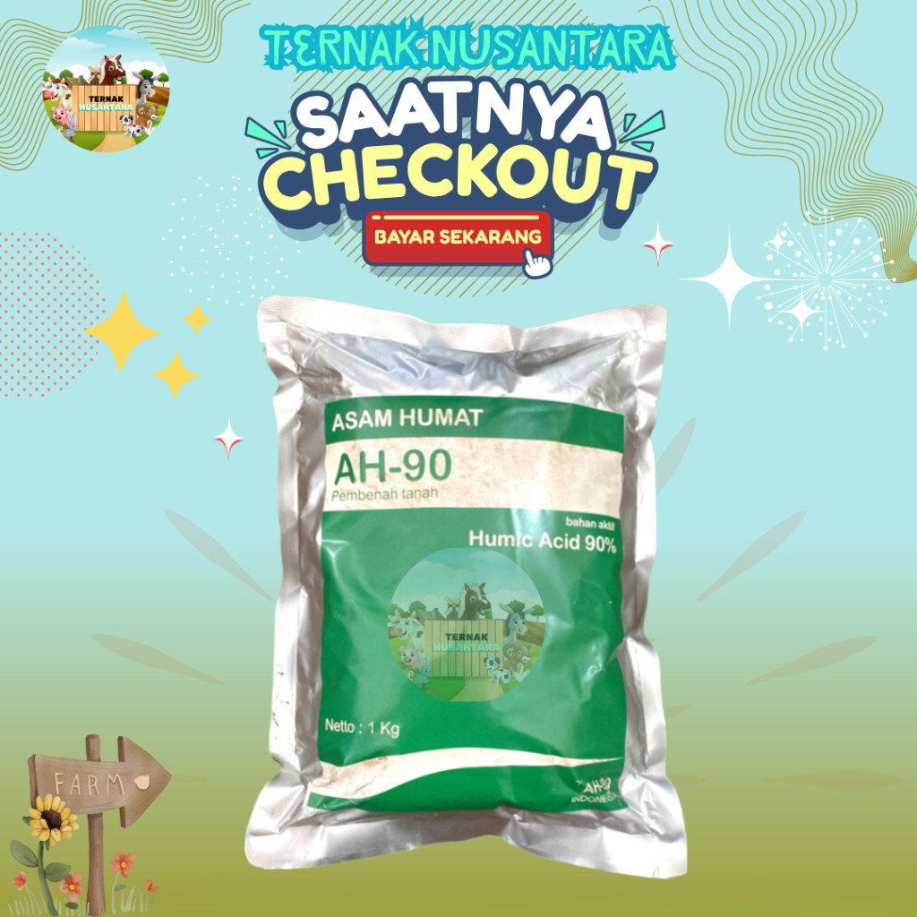 Jual AH 90 1 KG - Asam Humate 90% - Asam Humate Original 90% - Asam Humate Untuk Pembenah Tanah ...