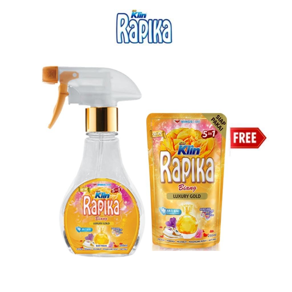 Jual [Buy 1 Get 1] Rapika Biang Botol BLUE, PURPLE, GOLD, PINK 250ml ...