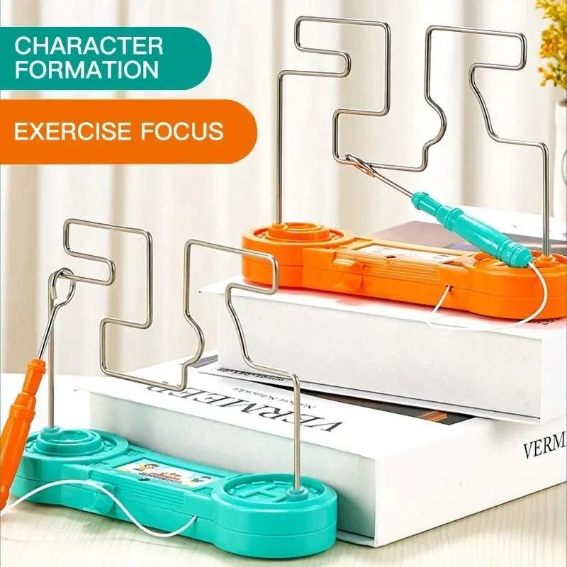 Jual Kids Montessori Electric Shock Toy Education Electric Touch Maze ...