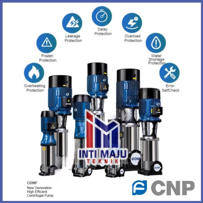 Jual Pompa Booster Feed Pump Cnp Cdmf 3-14 2 hp Vertical Multistage ...