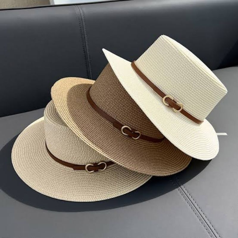 Jual BOATER SABUK kecil TOPI PARTY FEDORA WOMEN STYLE NONA BELANDA ...