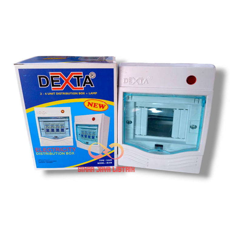 Jual DEXTA Kotak Box MCB IB Inbow / OB Outbow 2-4 Grup Group + Lampu ...