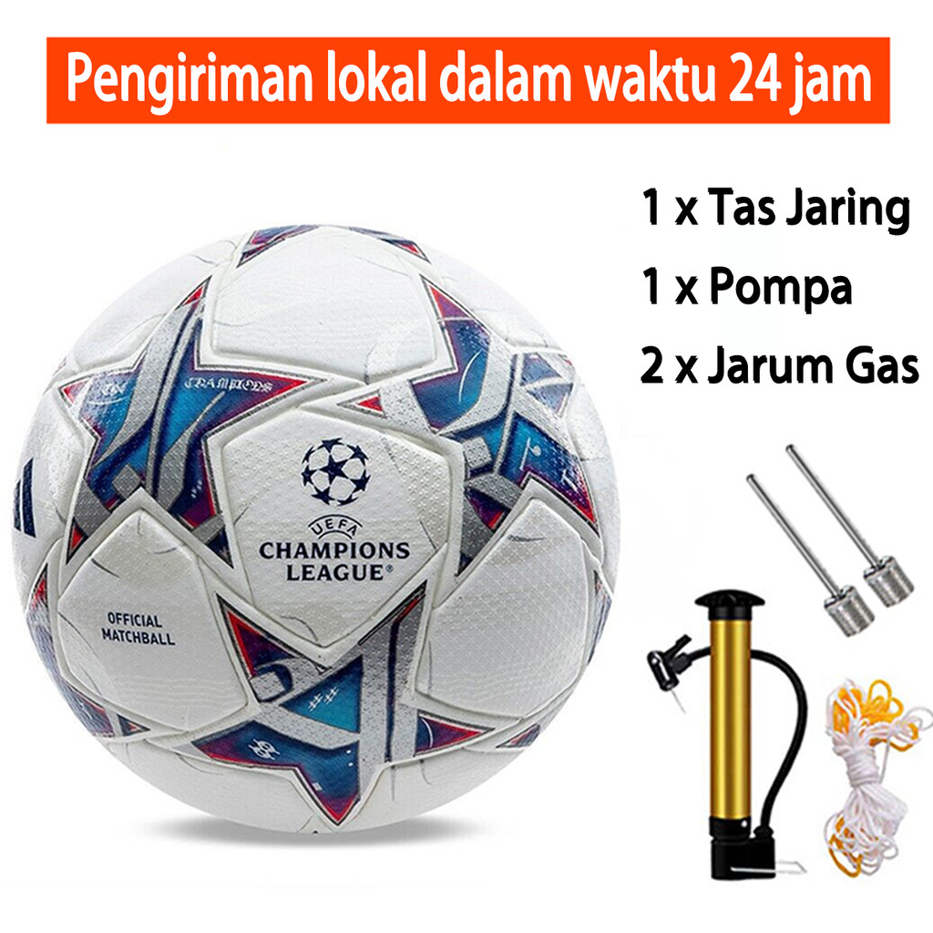Jual Bola sepak size 5 /bola kaki / bola bliter dijahit manual bonus ...