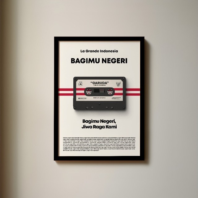 Jual Poster TimNas Indonesia | Football Chant - Bagimu Negeri, Jiwa ...