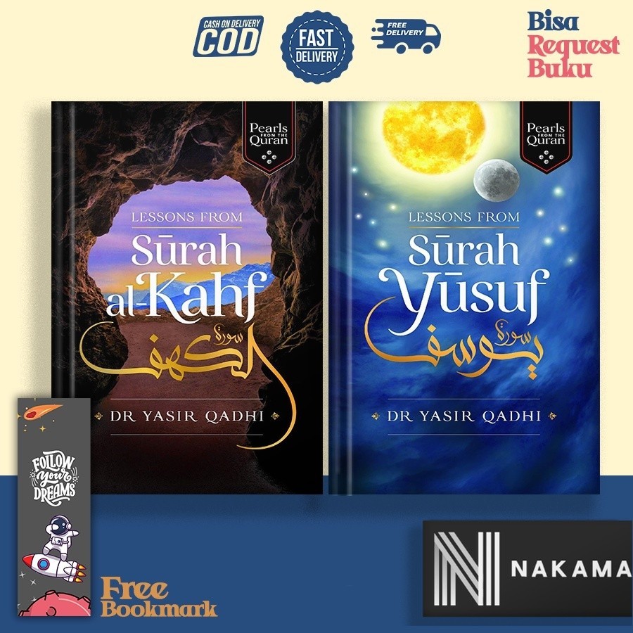 Jual Lessons from Surah al-Kahf & Surah Yusuf By Yasir Qadhi | Shopee ...