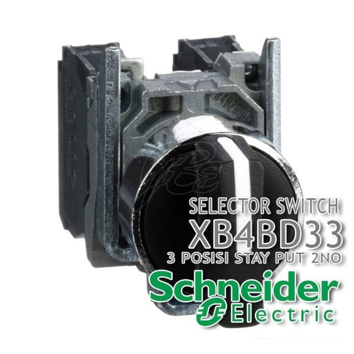 Jual Selector Switch Besi Tipe 3 Posisi Stay Put Schneider XB4BD33 ...