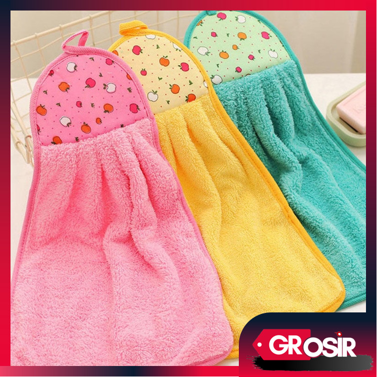 Jual Grosir H5419 Kain Lap Tangan / Lap Handuk Tangan Gantung Polos ...