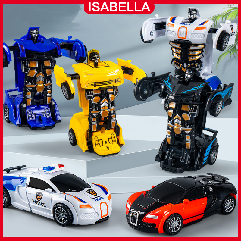 Jual ISABELLA 2 IN 1 Mainan Mobil Mini Robot / Mobil Robot Transformasi ...
