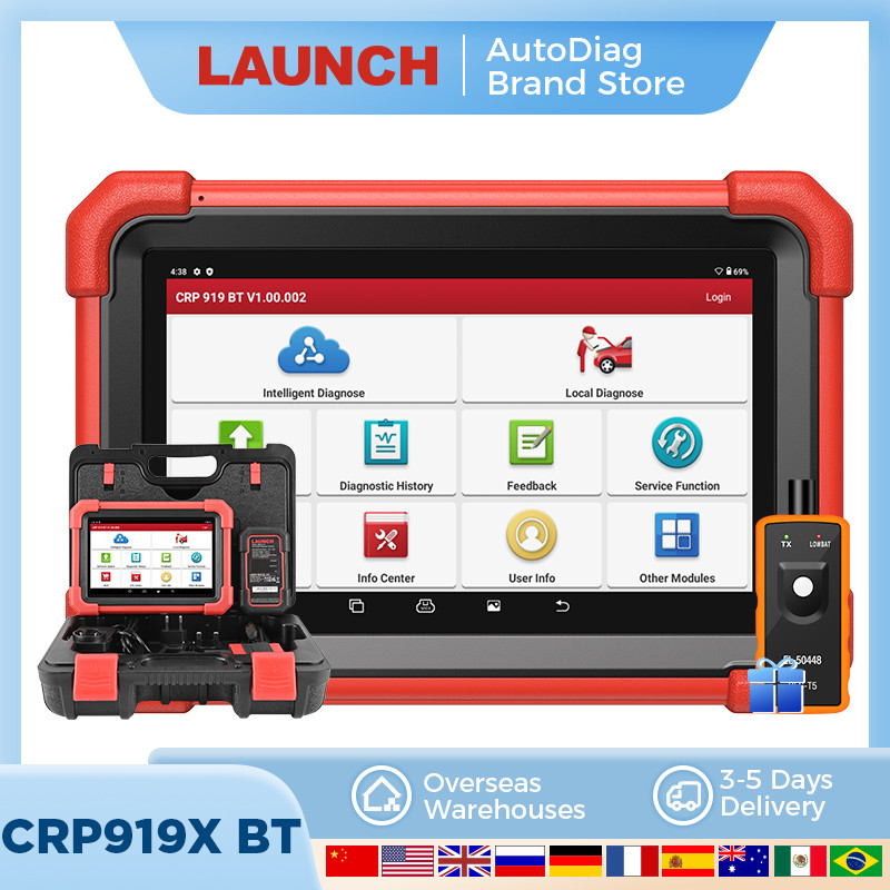 Jual LAUNCH X431 CRP919X BT Wireless Bluetooth Diagnostic Tool OBD2 Car ...