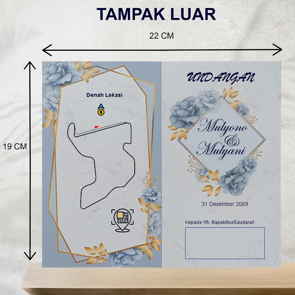 Jual Cetak Undangan Murah - Cetak Undangan Blangko - Erba Era Baru 2401 ...