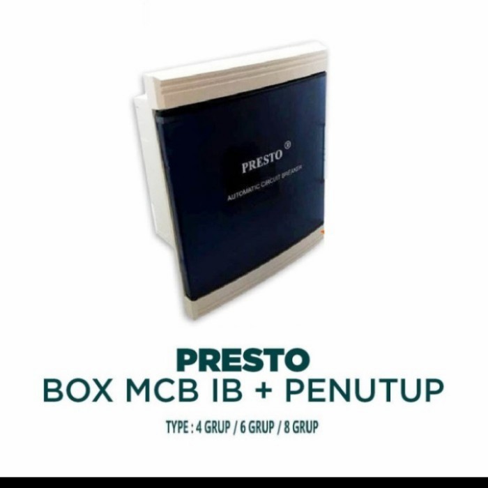 Jual Box mcb presto kotak sekring tipe 4grup/6grup/8grup | Shopee Indonesia
