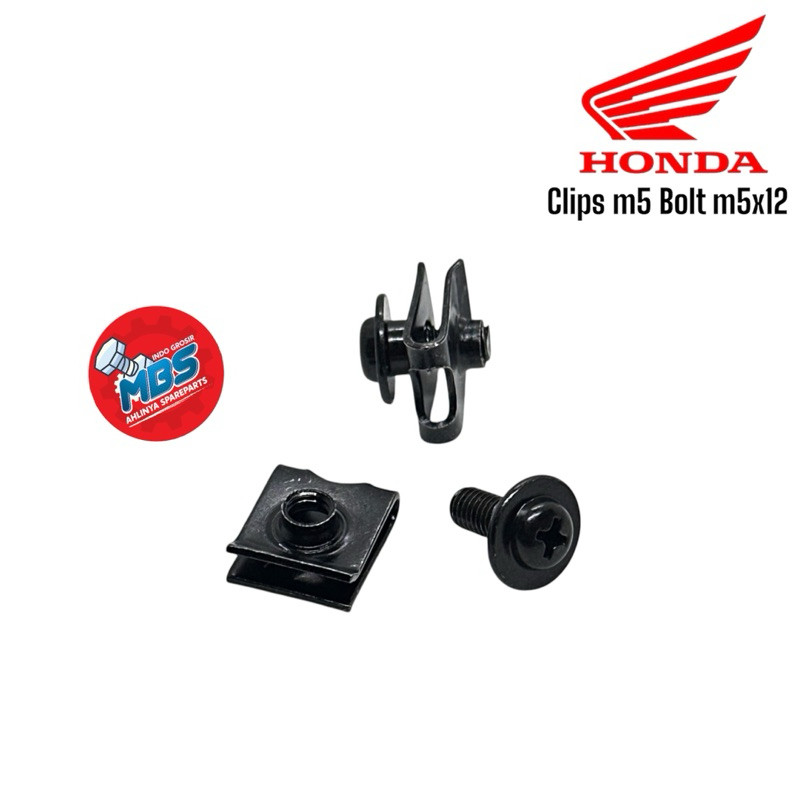 Jual SAJ INDO BOLT CLIPS M5x12 BAUT COVER BODY HONDA STAYLO PCX160 ...