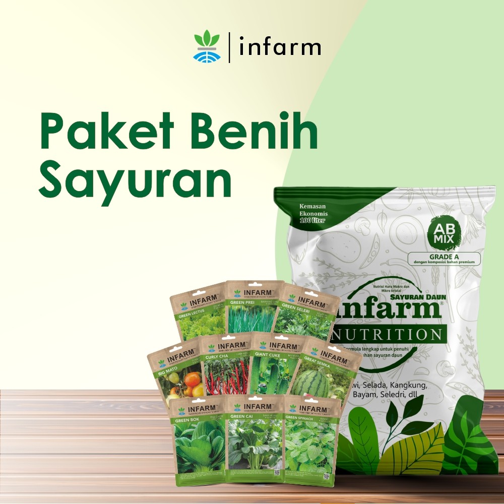 Jual INFARM - Paket Benih Sayuran Super 10 Macam Benih Sayur dan Buah ...