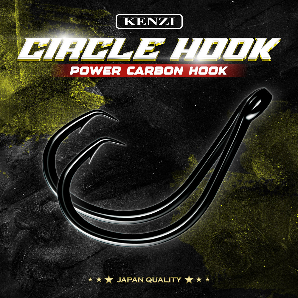 Jual MATA KAIL KENZI CIRCLE HOOK 9999 Power Carbon Hook Black Nickel ...
