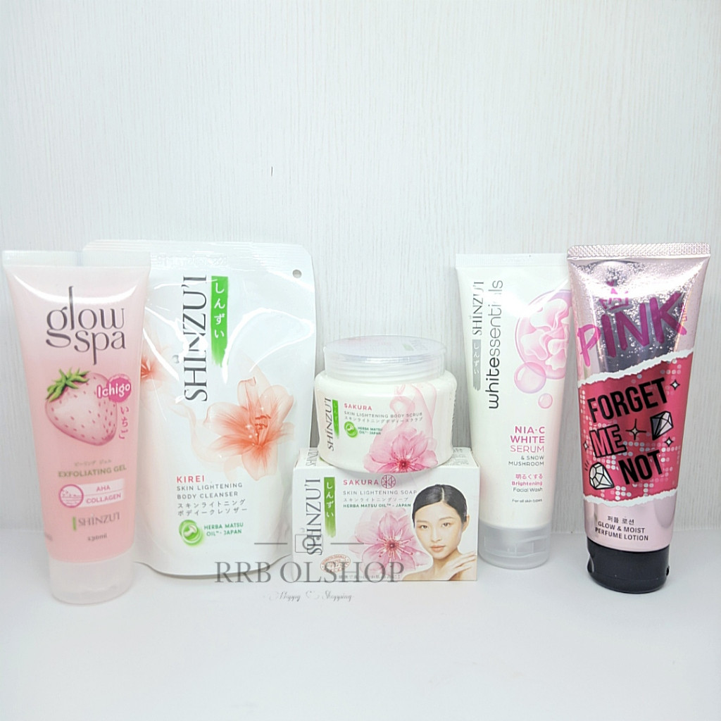 Jual RRB _ PAKET 6 IN 1 SHINZUI WHITENING - Body Scrub 120GR - Body ...