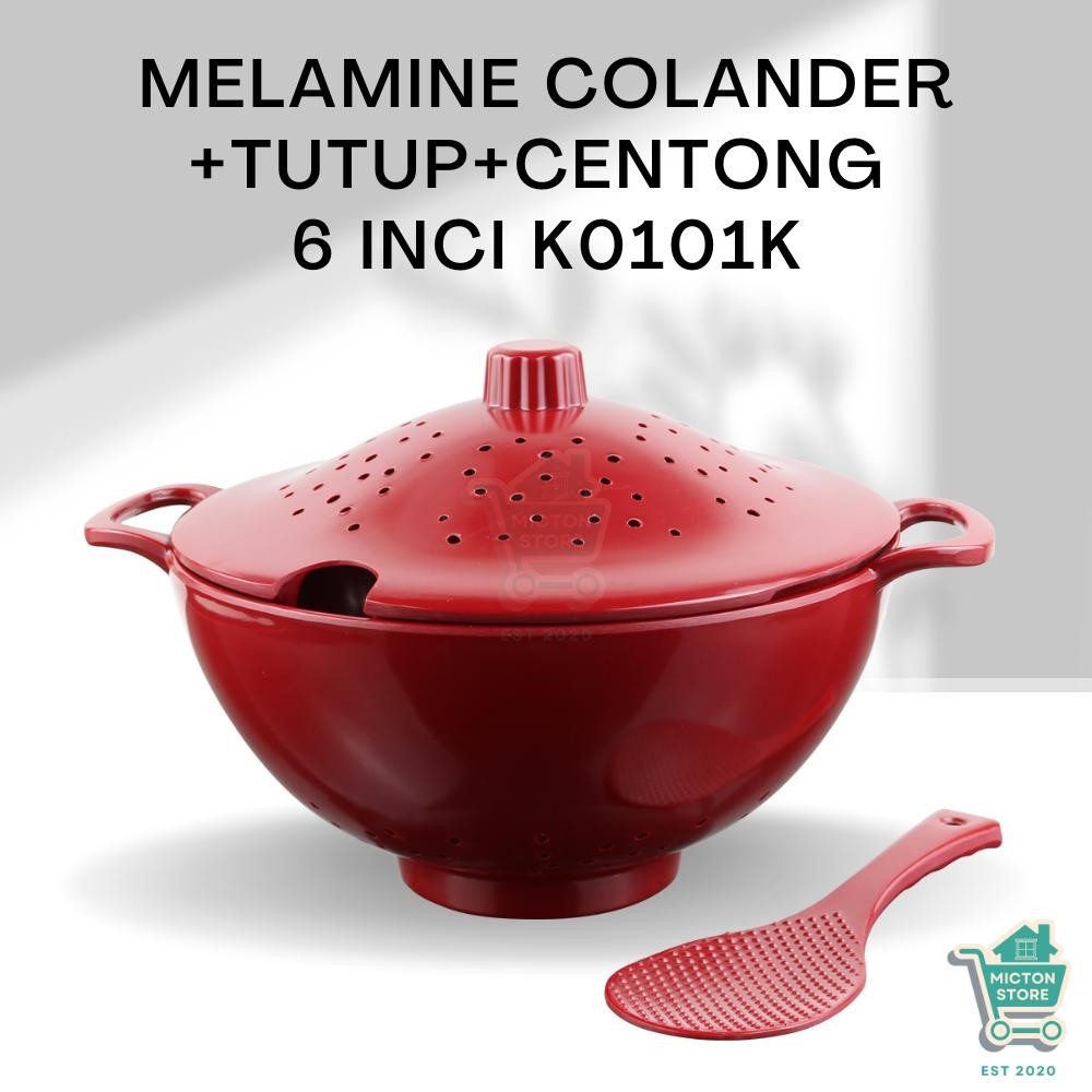 Jual BUN STAR Premium Melamine Colander + Tutup + Centong K0101K ...