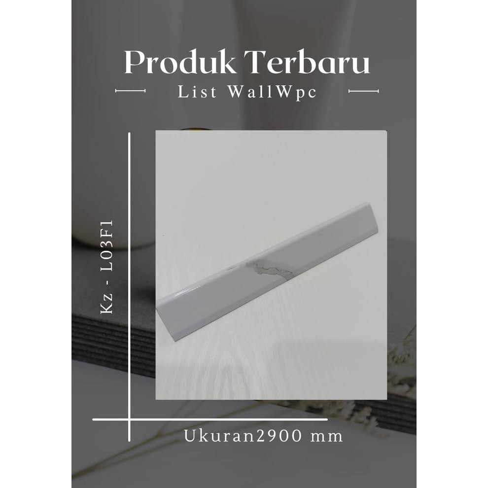 Jual list panel wpc siku list panel panjang 300cm - l 03F1, 290CM ...