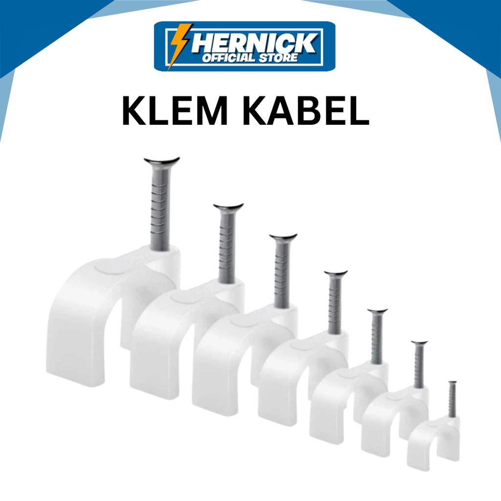Jual Klem Kabel Listrik Paku Beton / Klem Paku Beton / HERNICKSTORE ...
