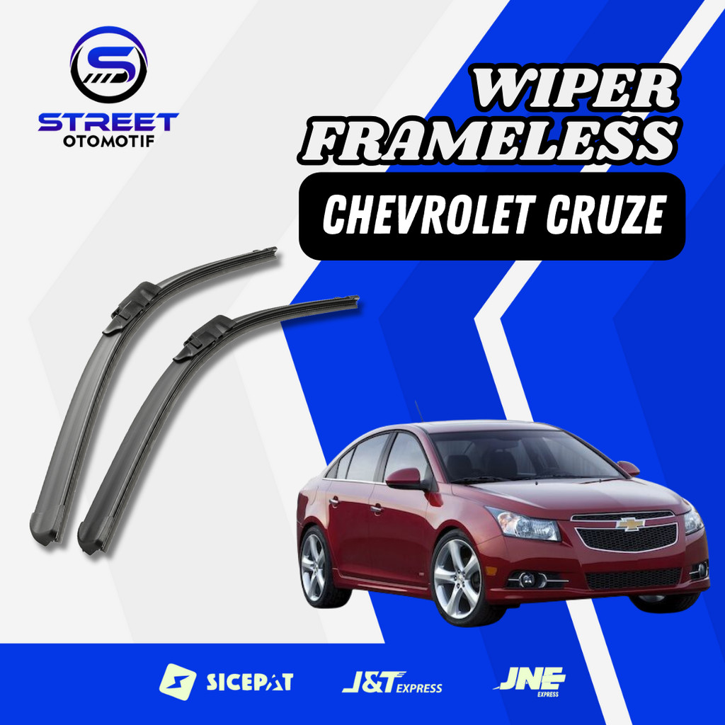Jual Wiper Frameless Mobil Chevrolet Cruze ( 1 SET ) Kiri dan Kanan ...