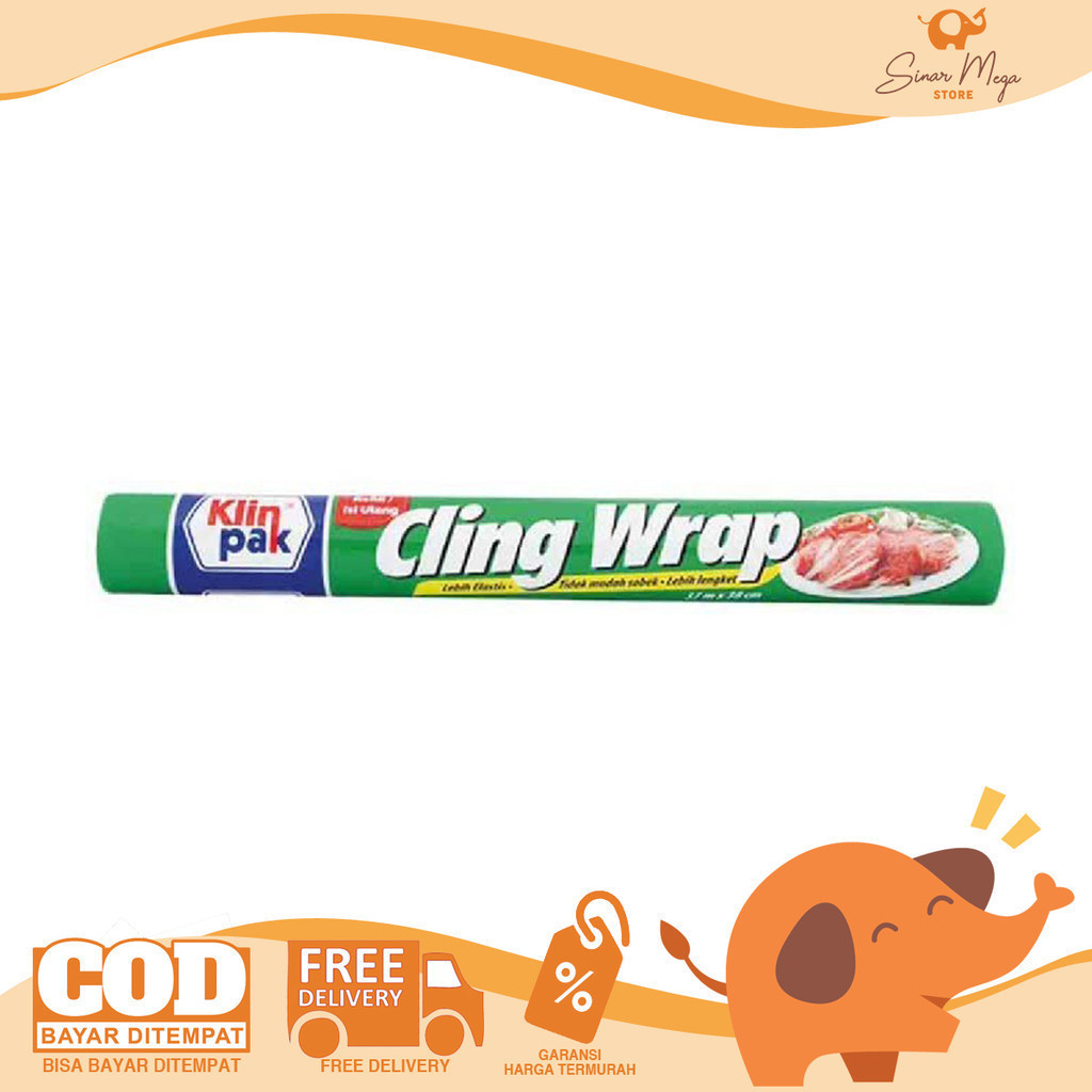 Jual Klinpak Cling Wrap REFILL Isi Ulang Plastik Wrap 30m x 30cm ...